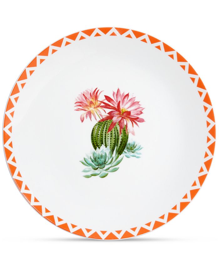 The Cellar Southwest Cactus Salad Plates, Set of 4, Created for Macy's ...