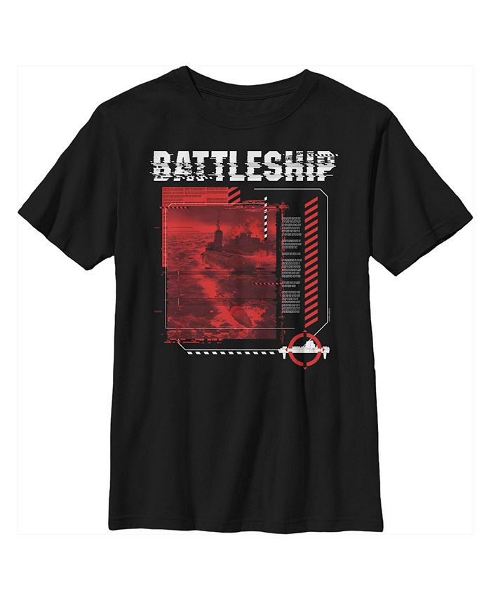 Hasbro Boy's Battleship Binary Digital Glitch Child T-Shirt - Macy's