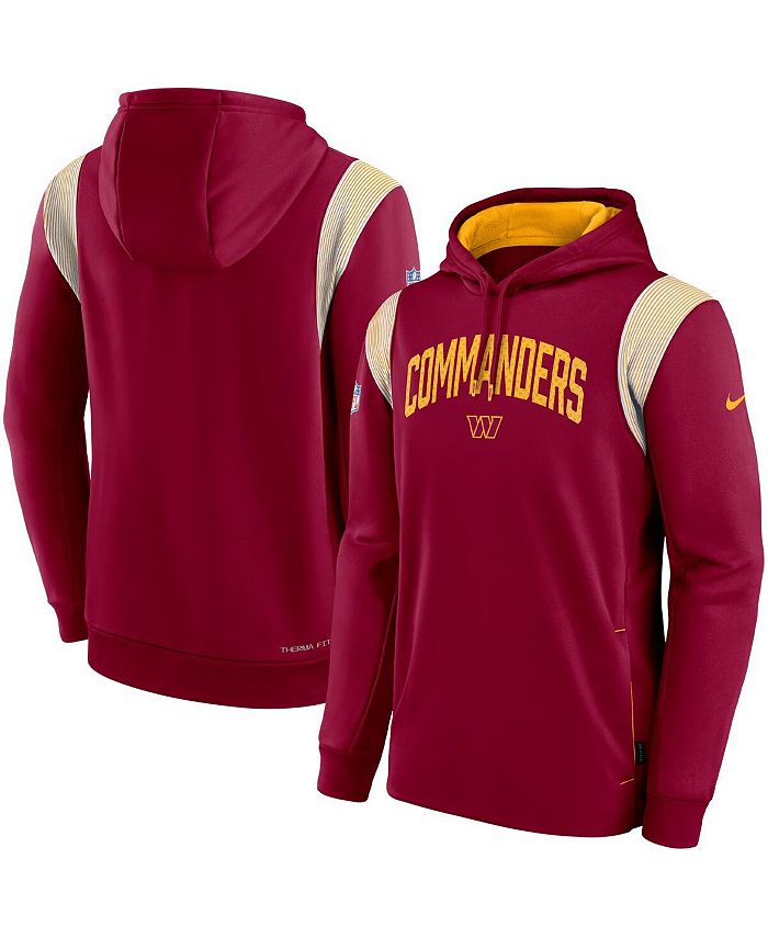 Nike Men's Burgundy Washington Commanders Sideline Athletic Stack ...