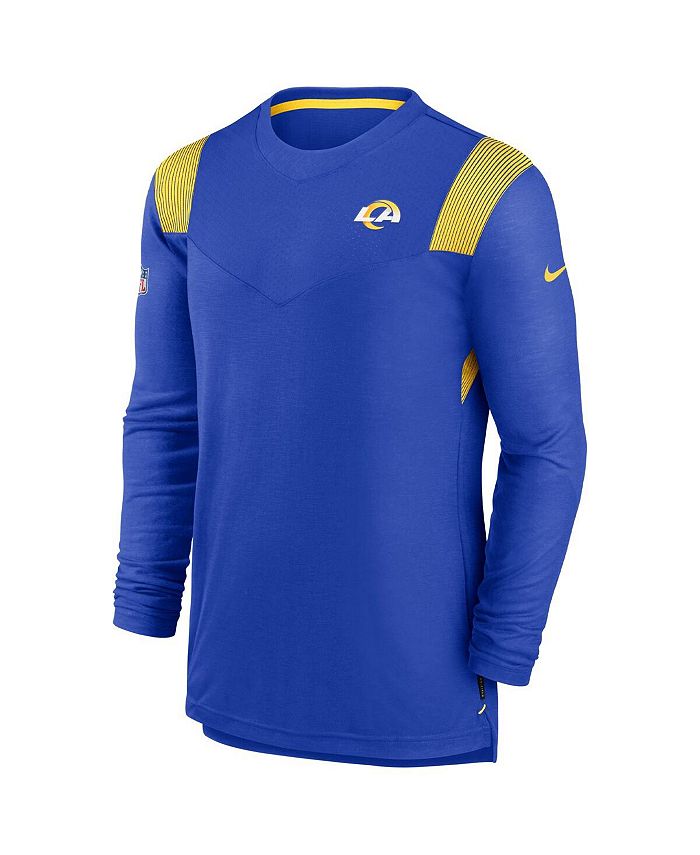 Nike Men's Royal Los Angeles Rams Sideline Tonal Logo Performance ...