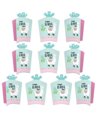 Big Dot of Happiness Whole Llama Fun - Table Decor - Party Fold & Flare ...