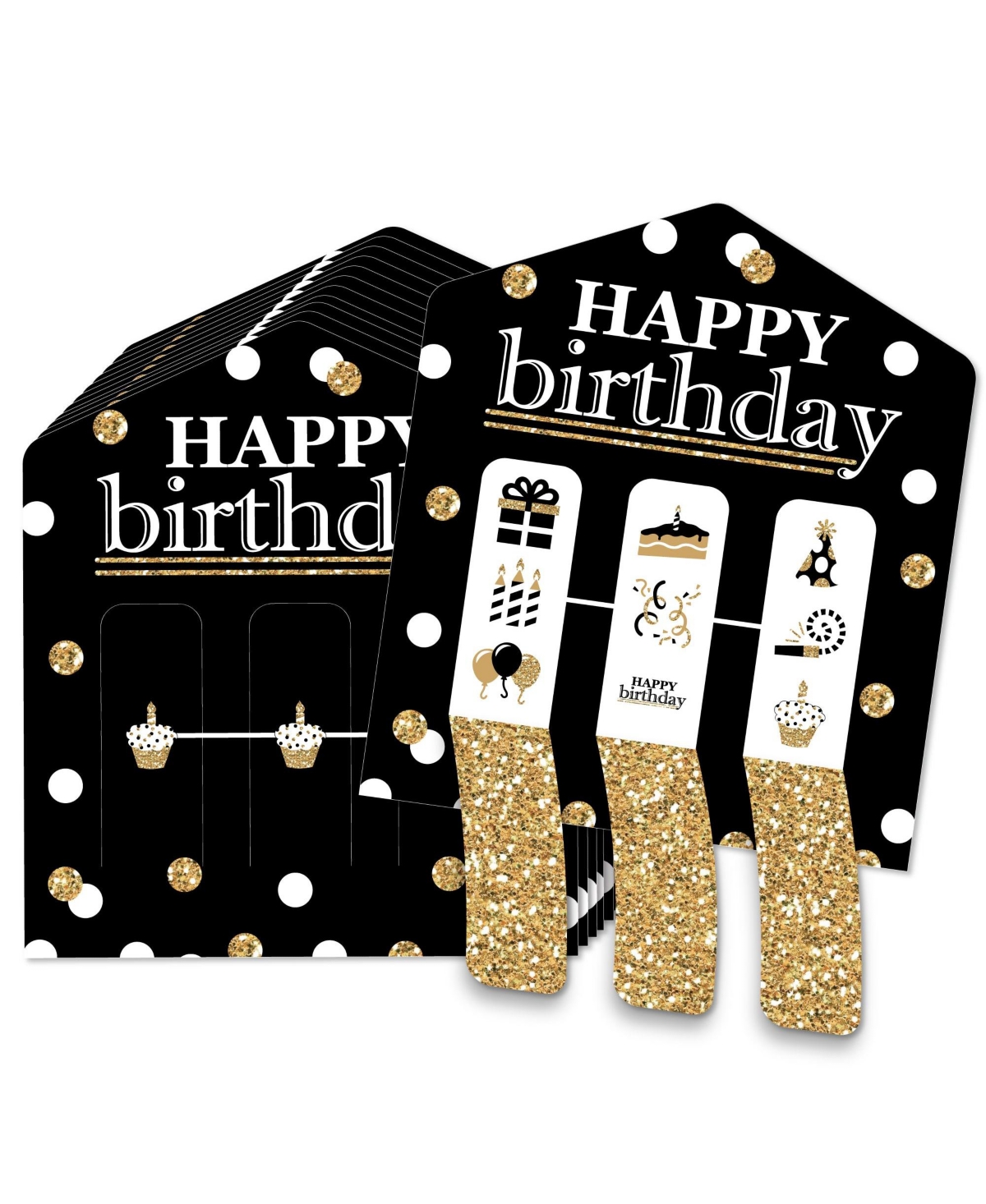 Big Dot Of Happiness Adult Happy Birthday - Gold Party Game Pickle ...