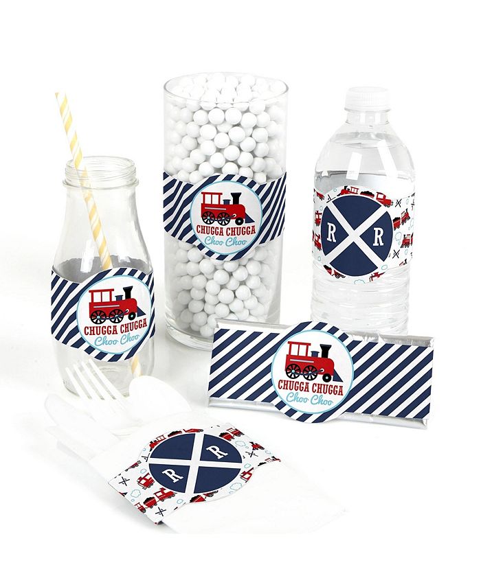 Big Dot of Happiness Railroad Party Crossing - Steam Train Party DIY ...