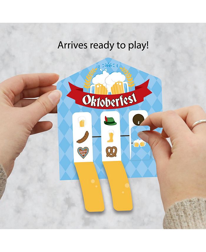 Big Dot of Happiness Oktoberfest - German Beer Festival Game Cards ...