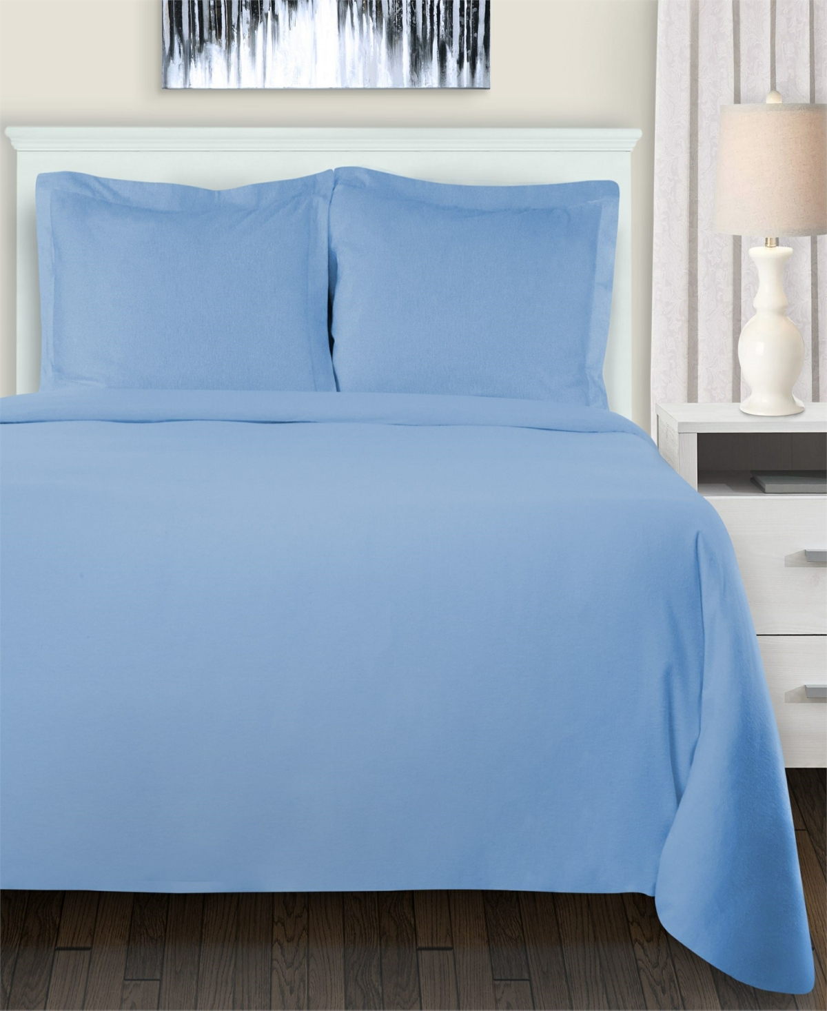 Click here for Superior Solid 3-Piece Duvet Cover Set  King - Lig... prices