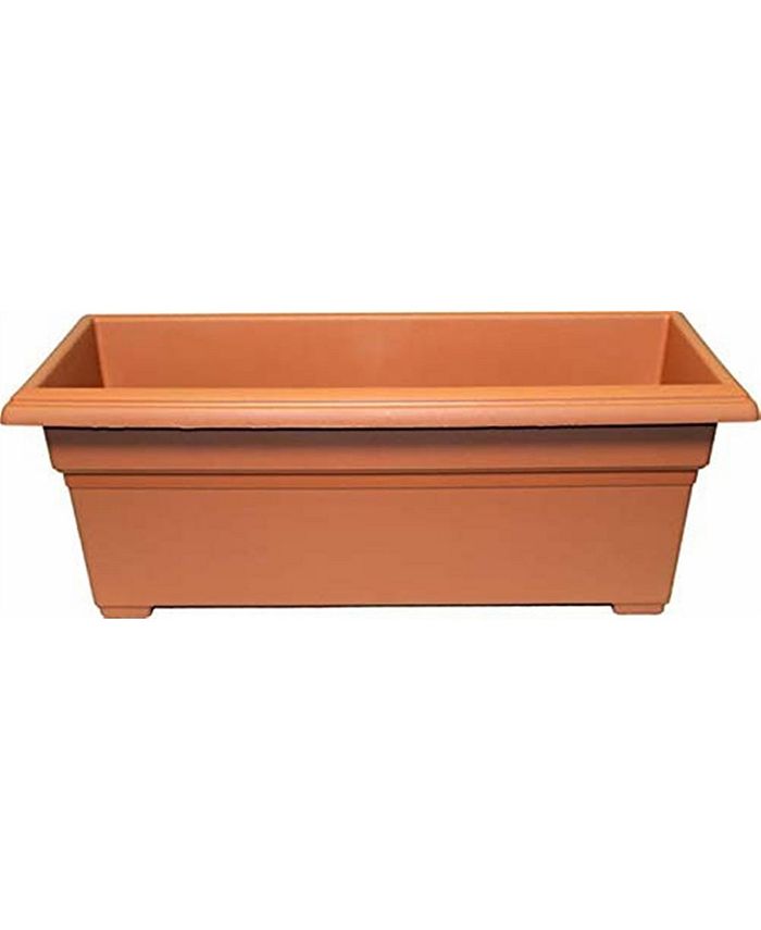 Novelty Countryside Patio Planter Box, Terracotta, 27 Inch - Macy's