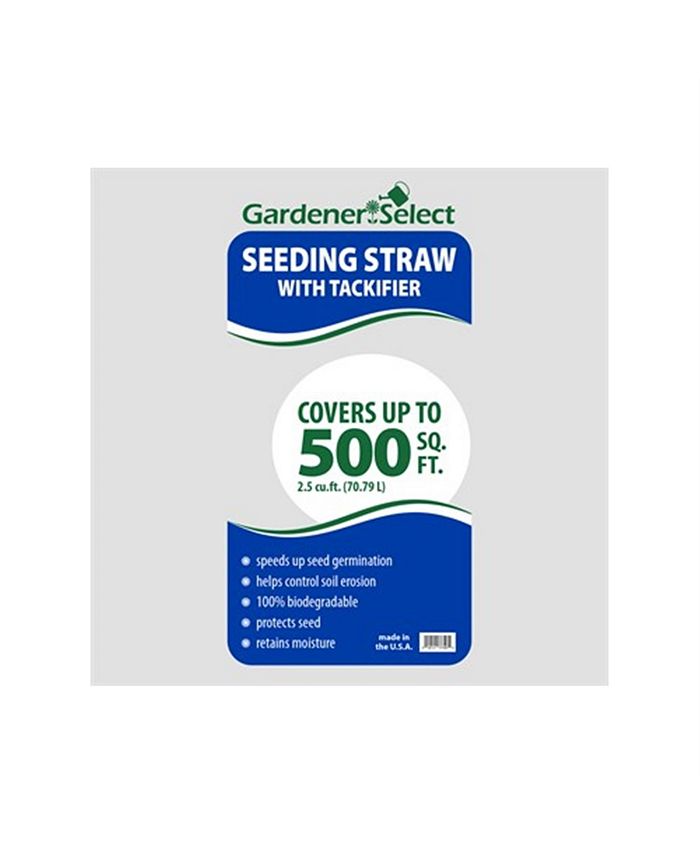 Gardener's Select Seeding Straw with Tackifier, 2.5 Cubic Feet - Macy's