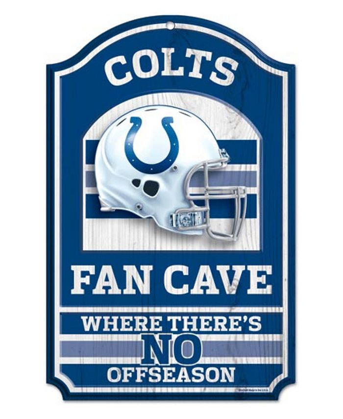 Wincraft Indianapolis Colts Wood Sign - Macy's