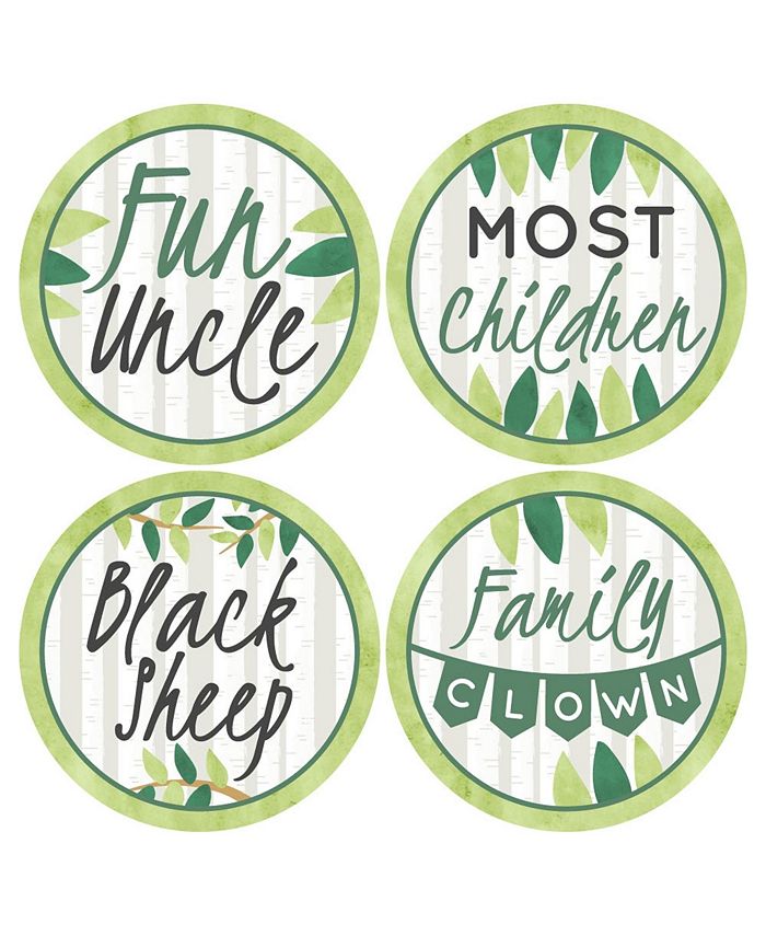 Big Dot of Happiness Family Tree Reunion - Family Gathering Name Tags ...