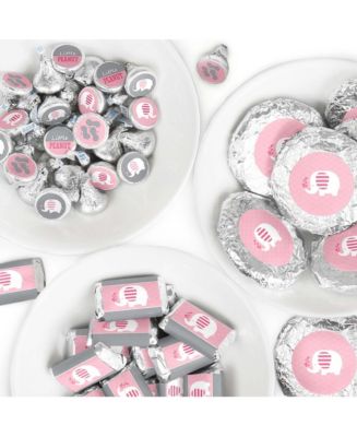 Pink Elephant - Girl Party Candy Favor Sticker Kit - 304 Pieces - Macy's