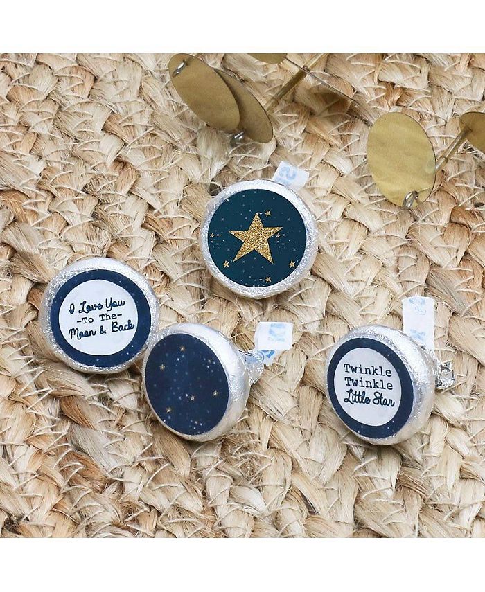 Big Dot of Happiness Twinkle Twinkle - Round Candy Sticker Favors (1 ...