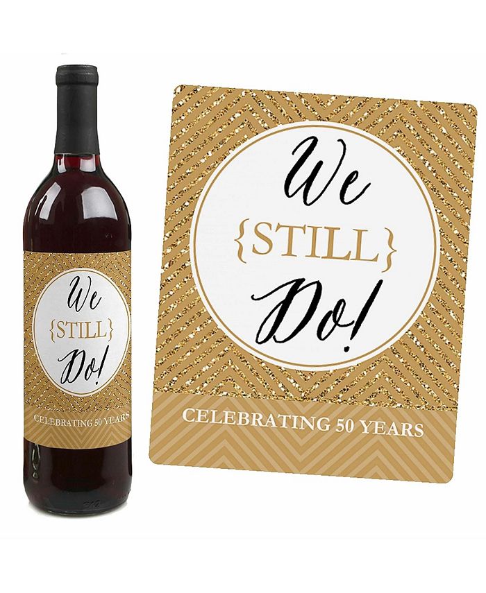 Big Dot of Happiness We Still Do - 50th Wedding Anniversary Decor ...