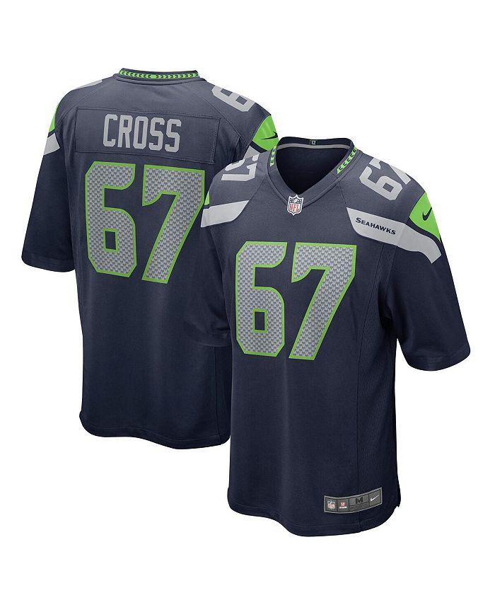 Nike Men's Charles Cross College Navy Seattle Seahawks 2022 NFL Draft ...