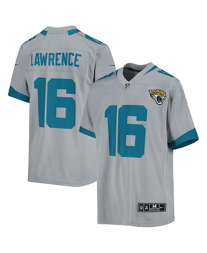 Nike Big Boys Trevor Lawrence Silver Jacksonville Jaguars Inverted Team ...
