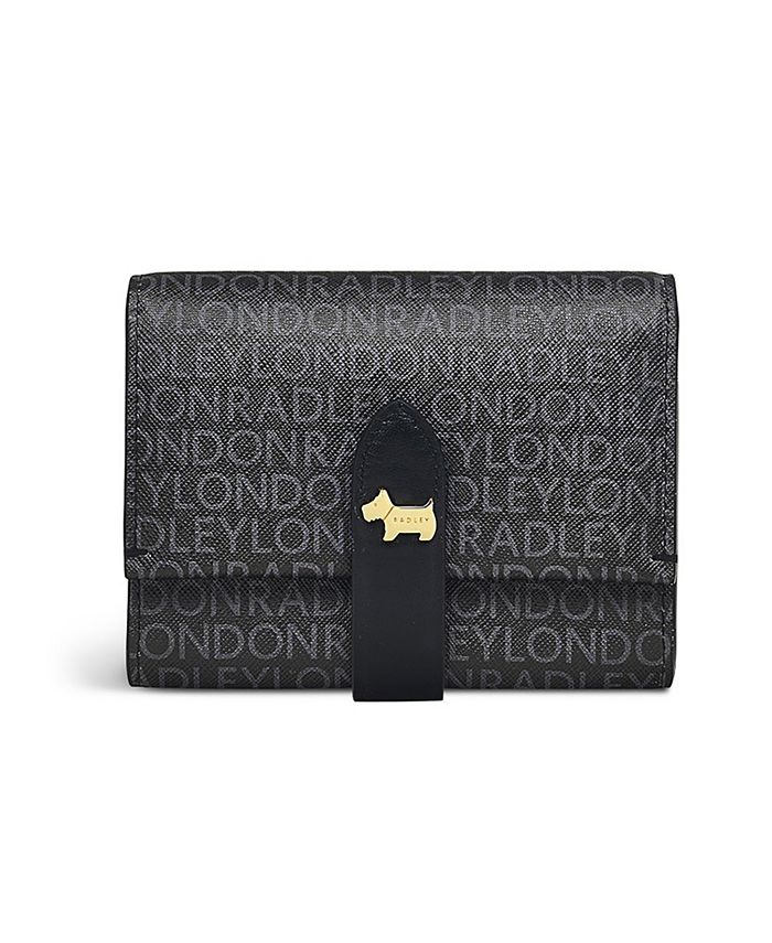 Radley London Women's Arlington Court Signature Logo Flap Over Wallet ...