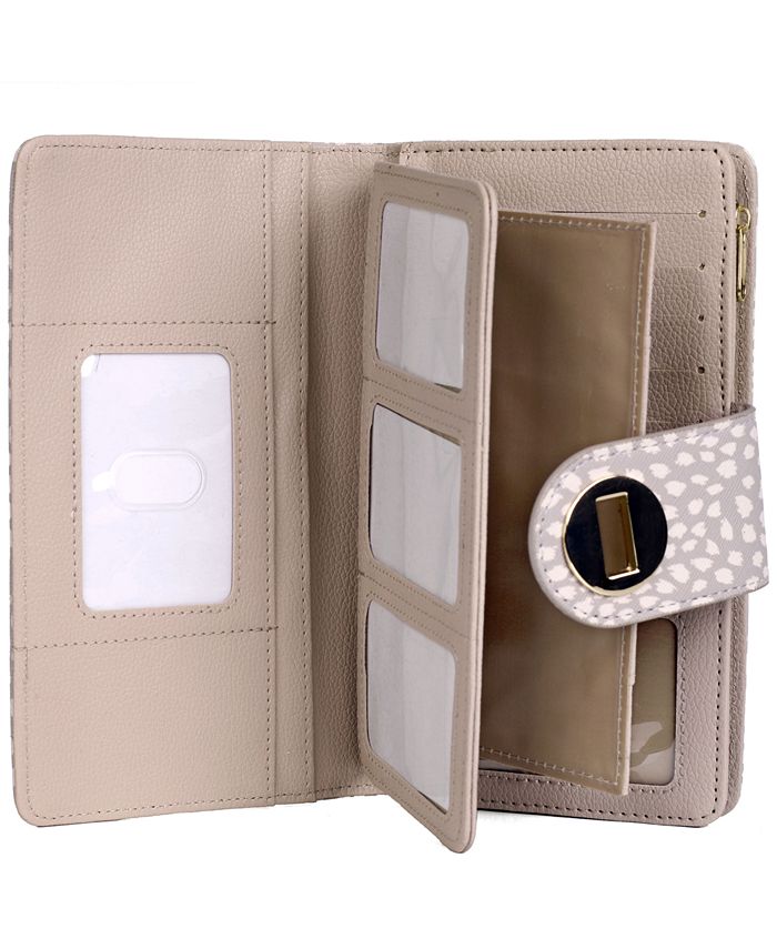 Julia Buxton Women's Small Faux Leather Boxed Super Wallet - Macy's