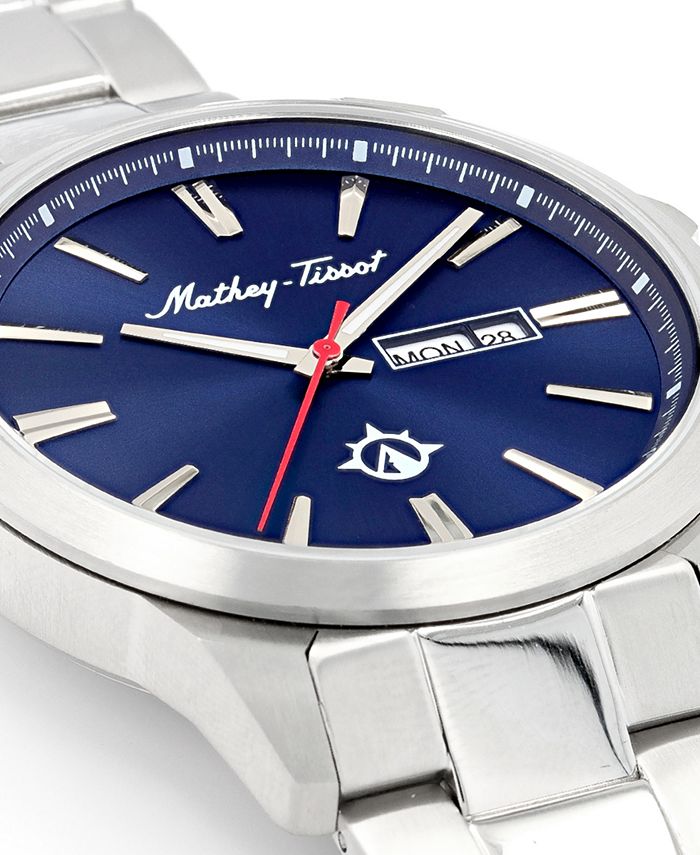 Mathey-Tissot Men's Field Scout Collection Classic Stainless Steel ...