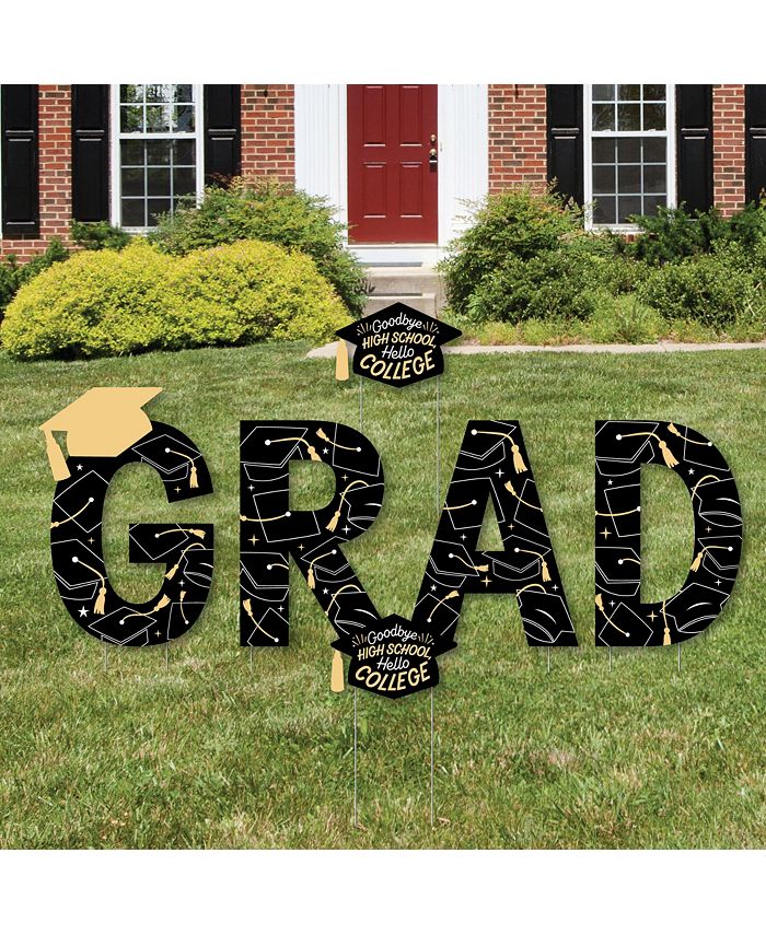 Big Dot of Happiness Goodbye High School, Hello College - Graduation ...