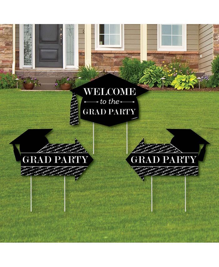 Big Dot of Happiness Graduation Cheers - 2 Arrows 1 Welcome/Thank You ...