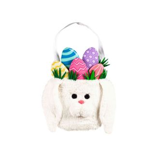Evergreen Easter Bunny Basket Door Decor- 10.5 x 17 Inches Fade and ...