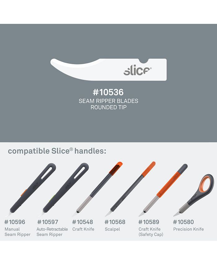 Slice 10536 Replacement Seam Ripper Blades - Rounded Tip | Stitch ...