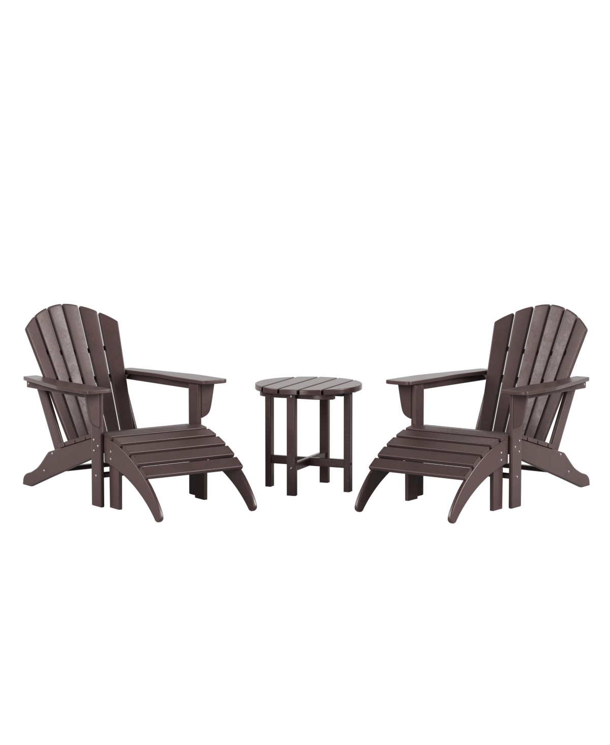 Click here for WestinTrends 5-piece Adirondack Chairs with Ottoma... prices