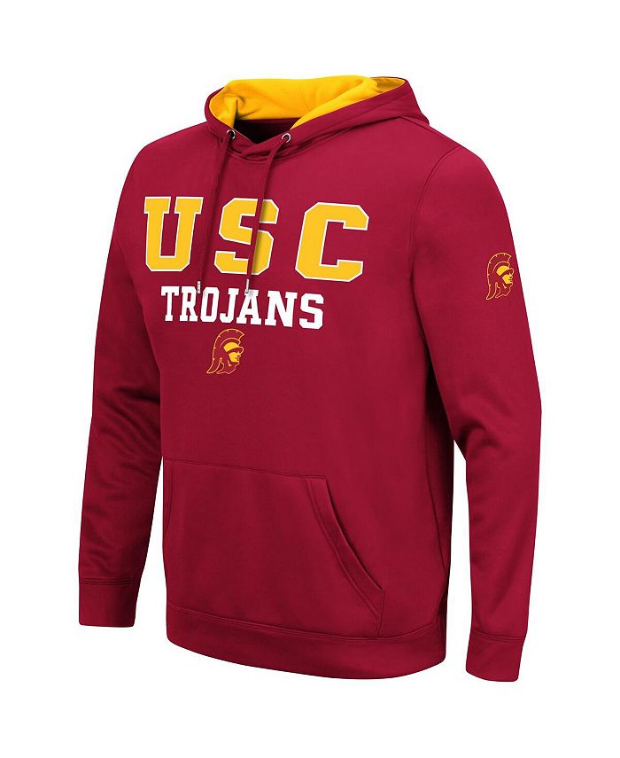 Colosseum Men's Cardinal USC Trojans Sunrise Pullover Hoodie - Macy's