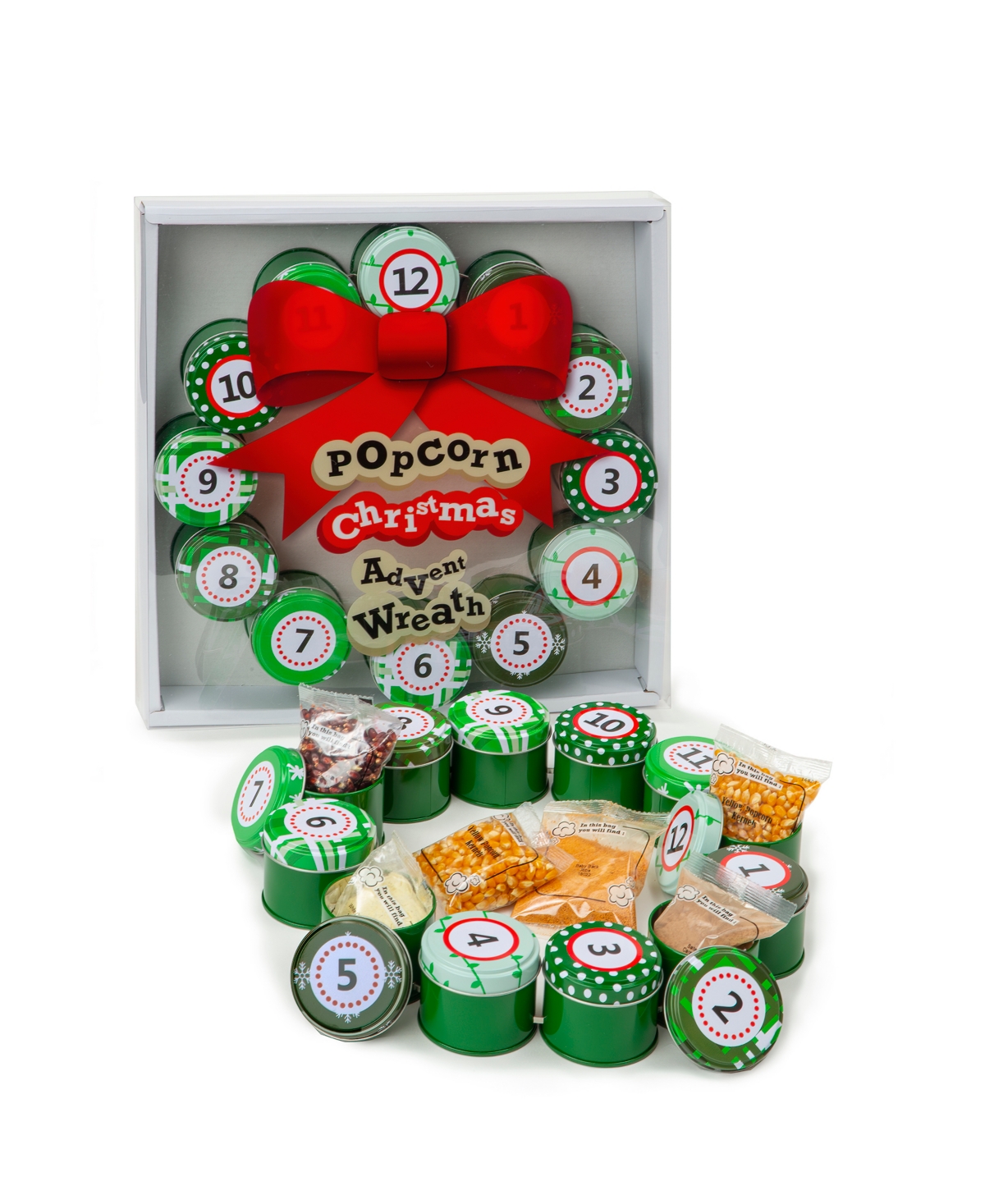 Click here for Wabash Valley Farms Popcorn Christmas Advent Wreat... prices