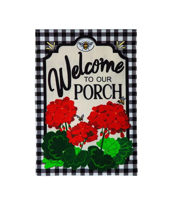 Evergreen 4-Season Garden Flags w/ Flag Stand, Set of 7, Welcome - Macy's