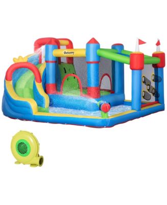Kids Inflatable Bounce Castle Jumping Castle & Inflator Bag Patches ...