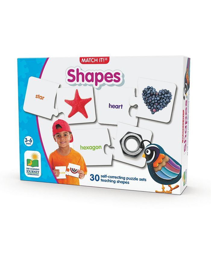 The Learning Journey Match It - Set of 30 Self-Correcting Shapes ...