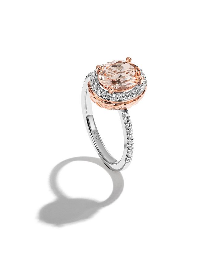 Star Wars Galactic Royalty Diamonds and Morganite Ring (1/6 ct. t.w ...