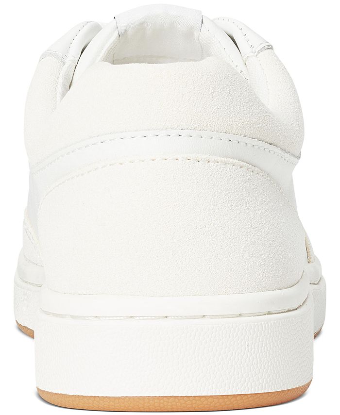 Lauren Ralph Lauren Women's Hailey Low-Top Lace-Up Sneakers - Macy's