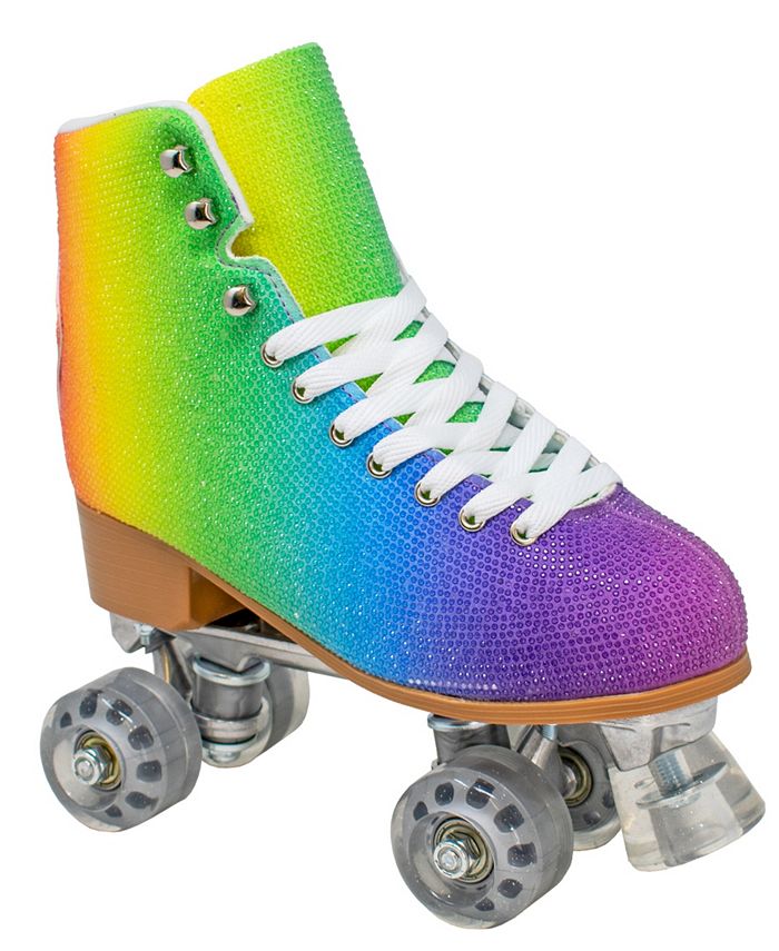 Cosmic Skates Women's Multi Stone Quad Roller Skates - Macy's