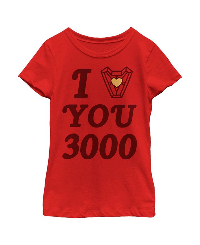 Marvel Girl's Avengers Endgame 3000 Love Child T-Shirt - Macy's