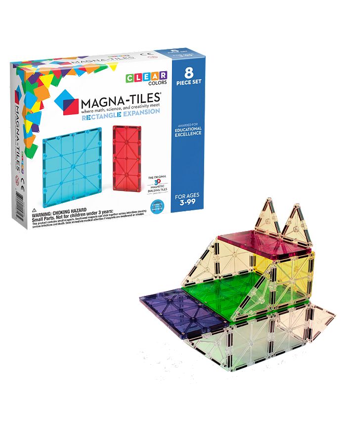 Magna-Tiles® MAGNA-TILESA MAGNA-TILES Rectangles 8-Piece Magnetic ...