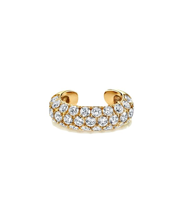 BEN ONI Chrissy Pave Ear Cuff - Macy's