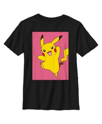 Nintendo Boy's Pokemon Running Pikachu Happy Jump Child T-Shirt - Macy's