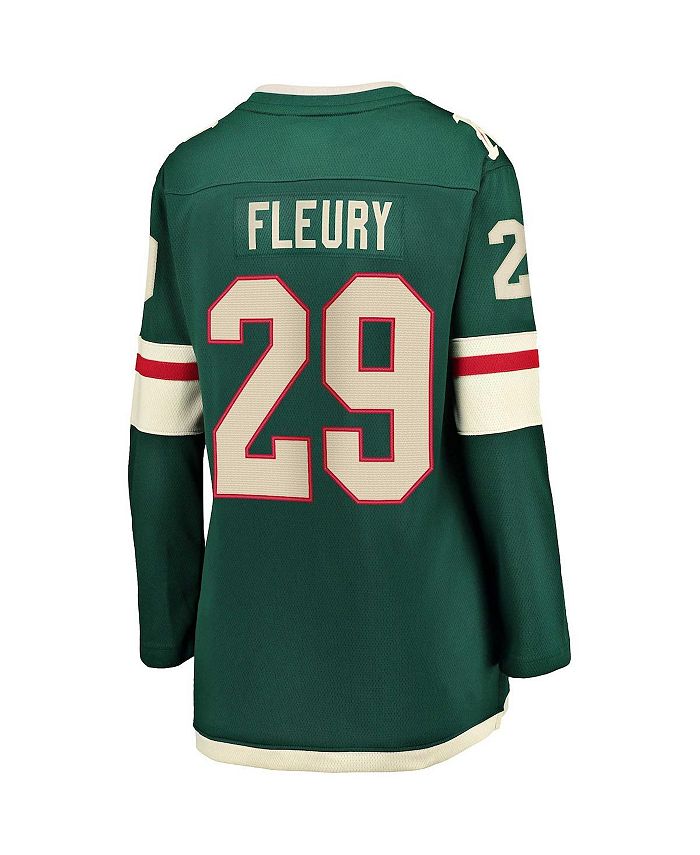 Fanatics Women's Marc-Andre Fleury Green Minnesota Wild Home Premier ...