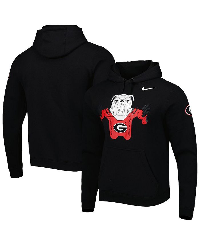 Nike Men's Black Georgia Bulldogs Traditions Pullover Hoodie - Macy's