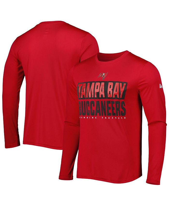 New Era Men's Red Tampa Bay Buccaneers Combine Authentic Offsides Long Sleeve T-shirt - Macy's