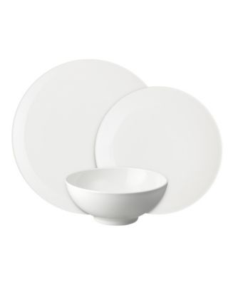 Denby Porcelain Classic White 12 Pc. Dinnerware Set, Service for 4 - Macy's