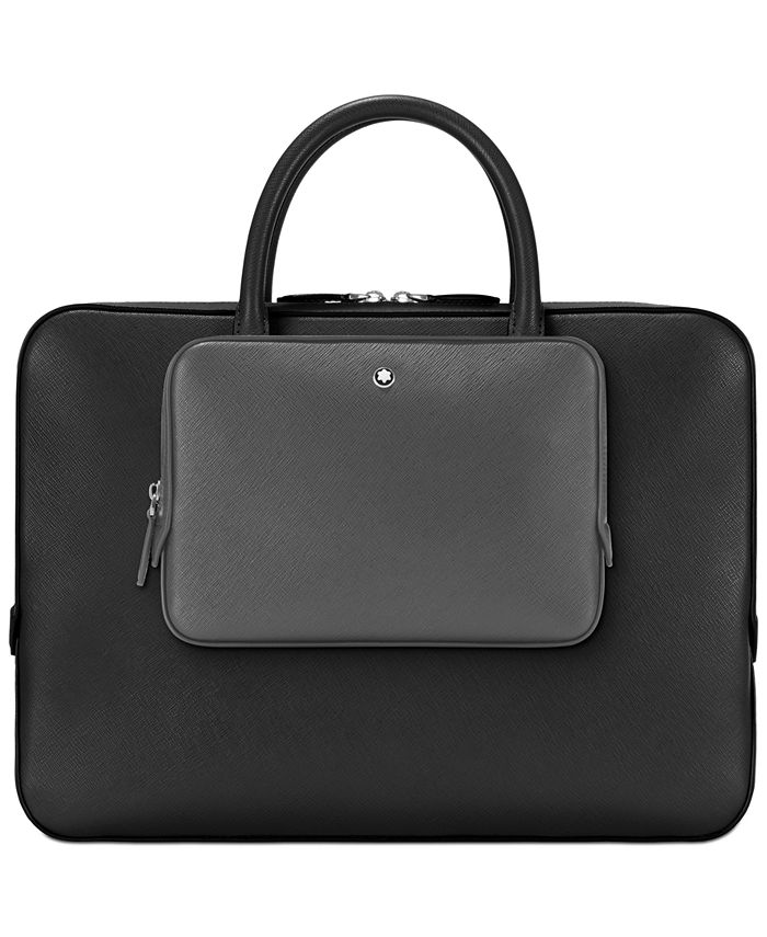 Montblanc Sartorial Leather Briefcase Document Case - Macy's