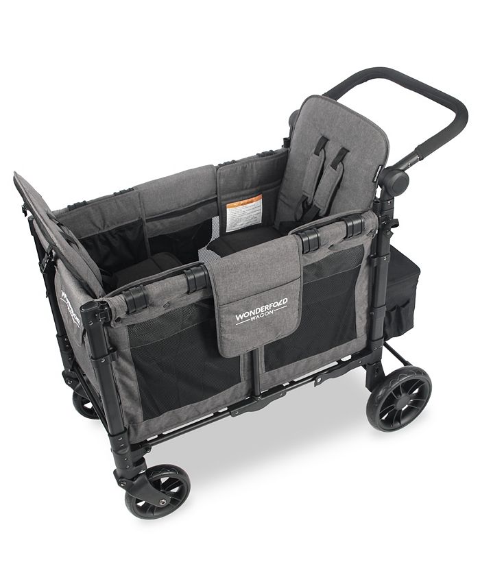 WonderFold Wagon W2 Elite Front Zippered Double Stroller Wagon - Macy's