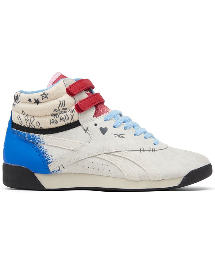 Reebok Women's Freestyle High Top Casual Sneakers from Finish Line - Macy's