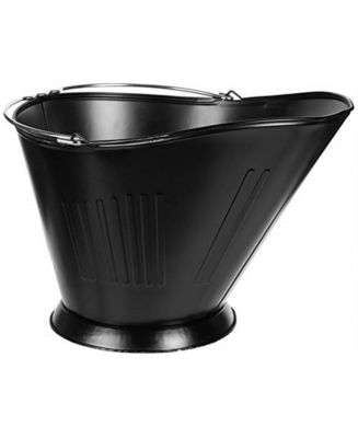 Panacea Products Black Powder Coated Steel Coal Hod - Macy's