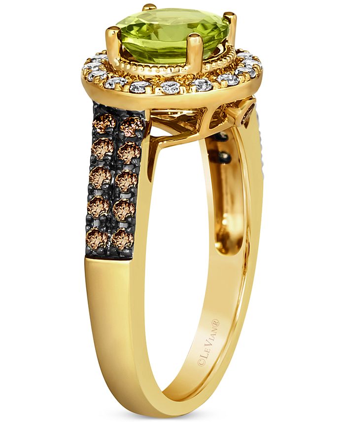Le Vian Green Apple Peridot (1-1/5 ct. t.w.) & Diamond (1/2 ct. t.w ...