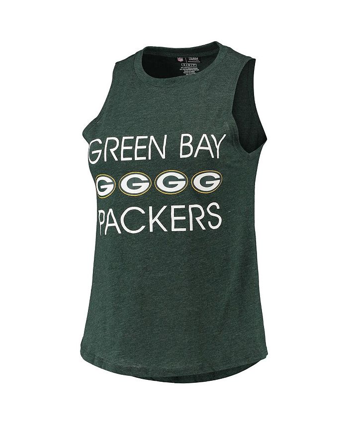 Concepts Sport Women's Gold, Green Green Bay Packers Muscle Tank Top ...