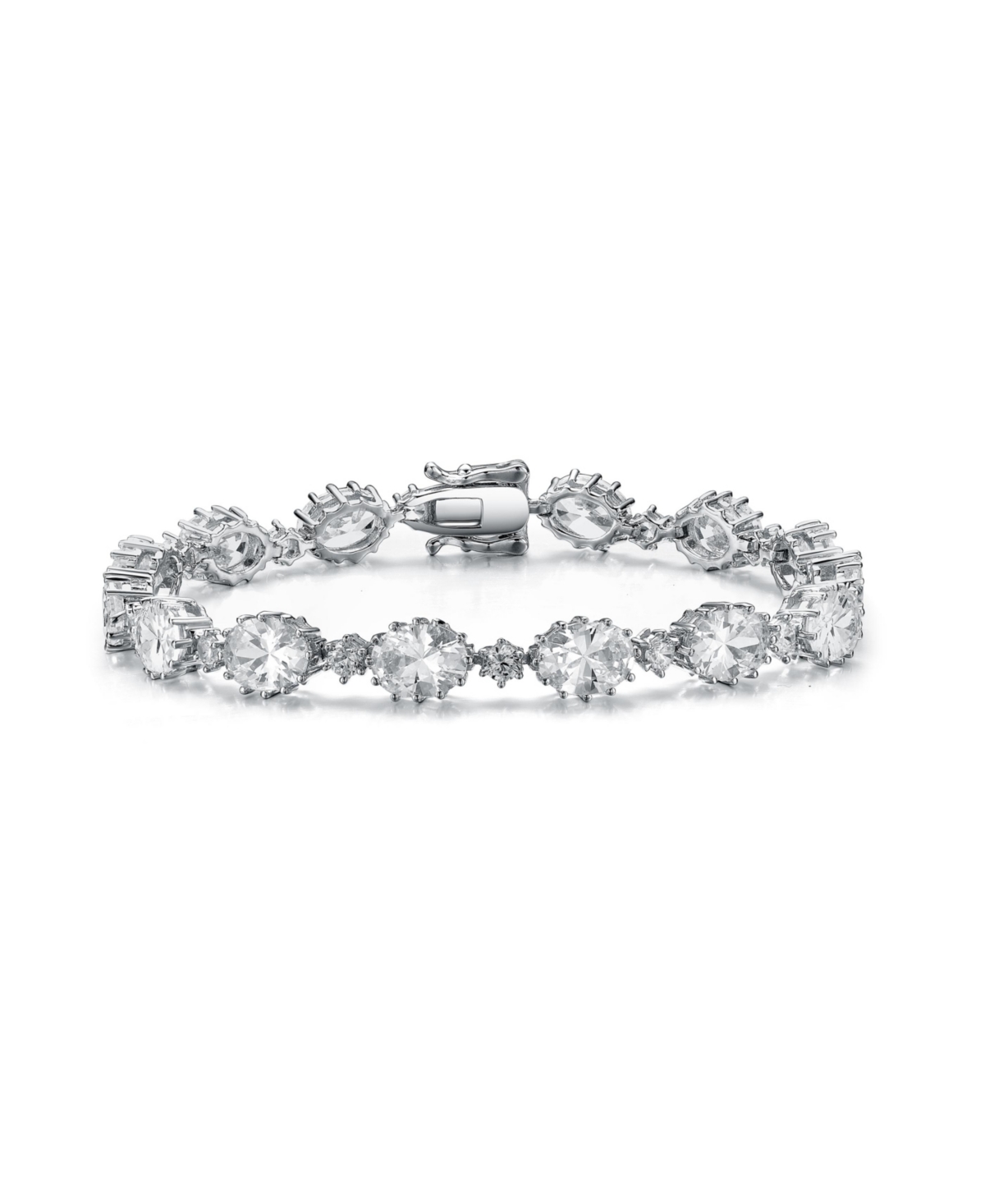 Click here for Sterling Silver Rhodium Plated Clear Cubic Zirconi... prices