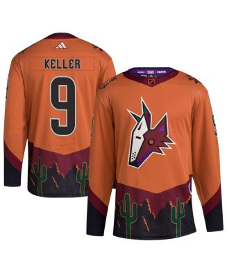 Men's adidas Clayton Keller Burnt Orange Arizona Coyotes Reverse Retro ...